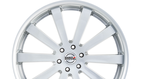 HH-10 Platinum Silver / Precision Milling | Heavy Hitter Wheels
